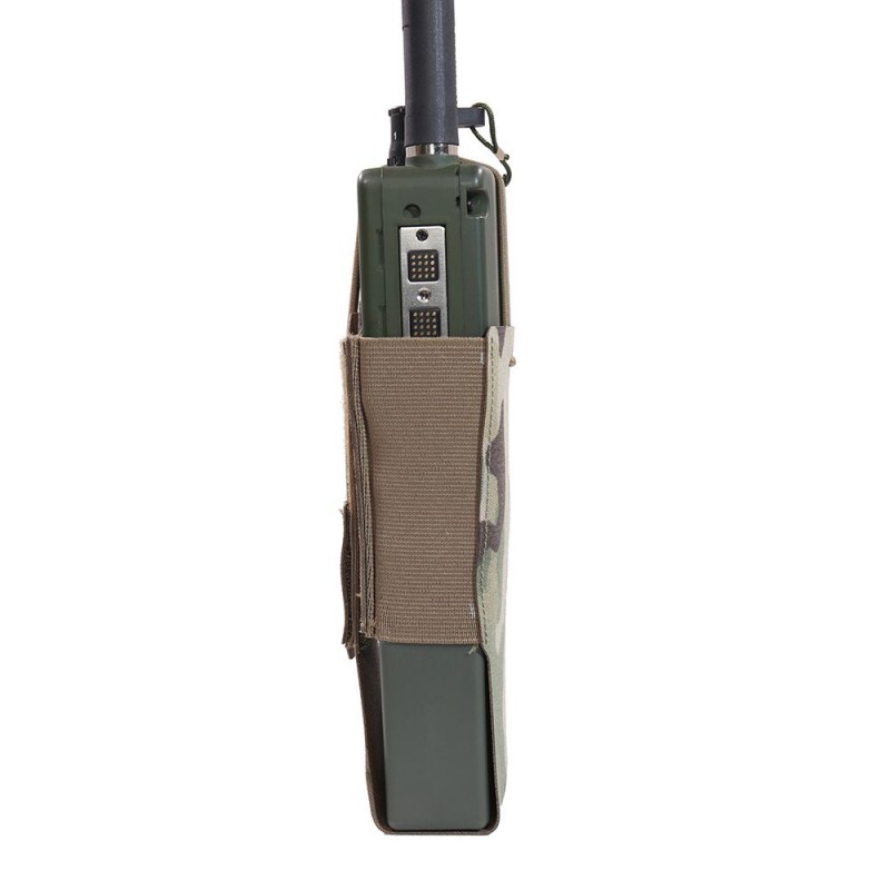 Laser Cut Wing Velcro MBTIR/HARRIS Radio Pouch Left Side - MultiCam