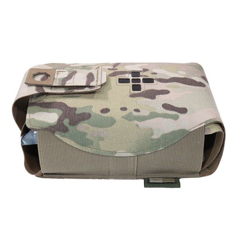 Laser Cut Small Horizontal Individual First Aid Kit - MultiCam